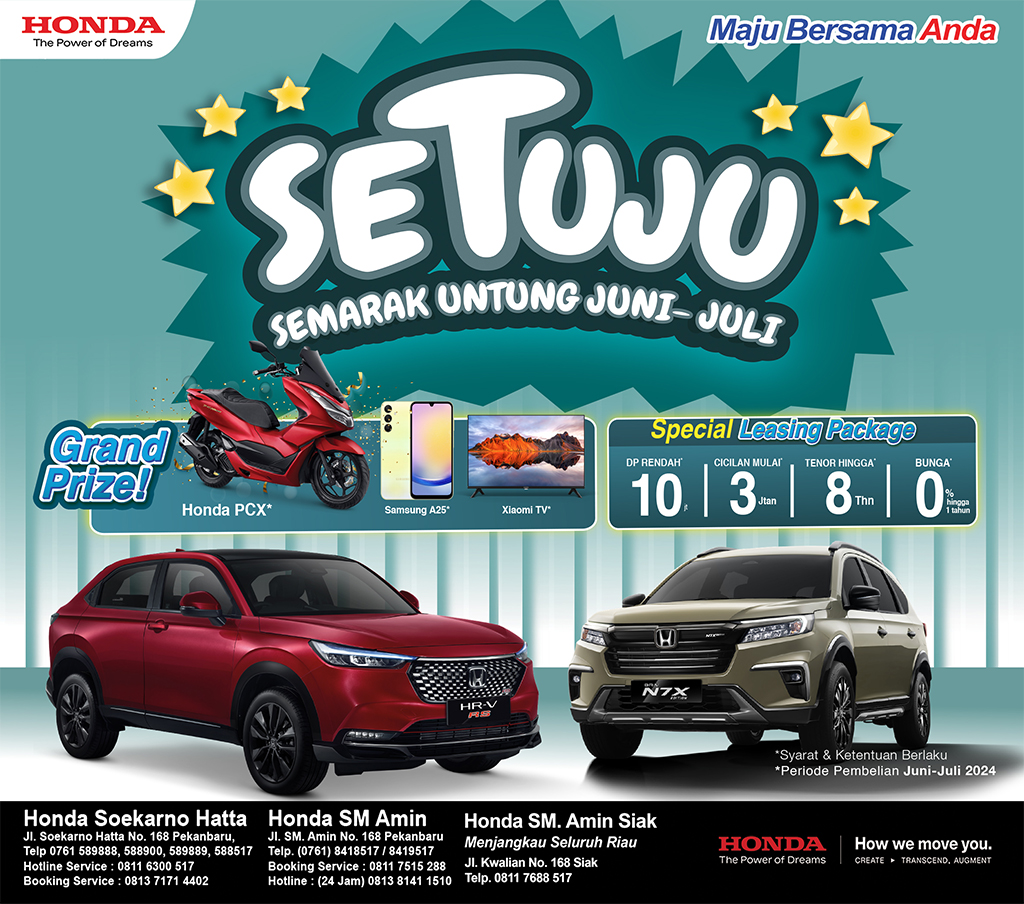 Promo Honda SM Amin | Honda Soekarno Hatta Pekanbaru